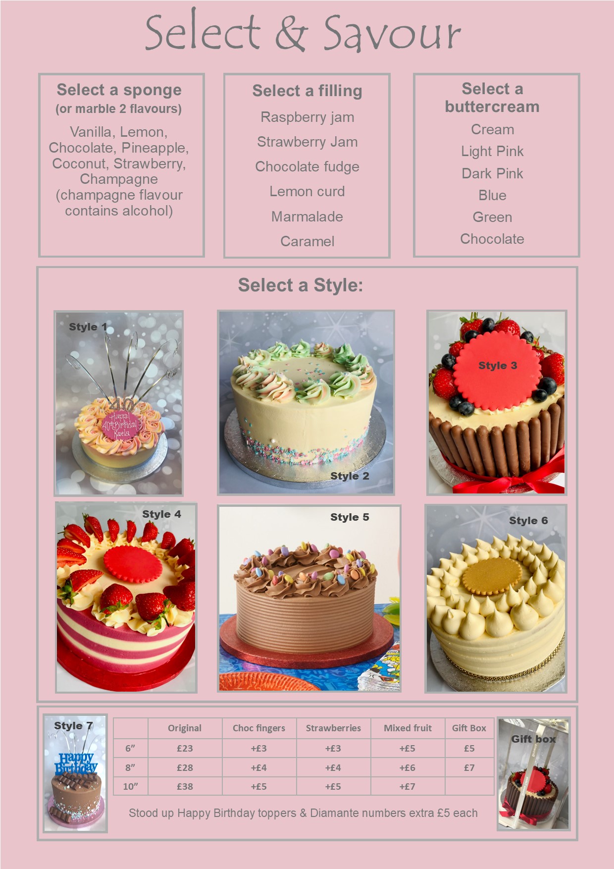 Express Cakes – Browns Cakes