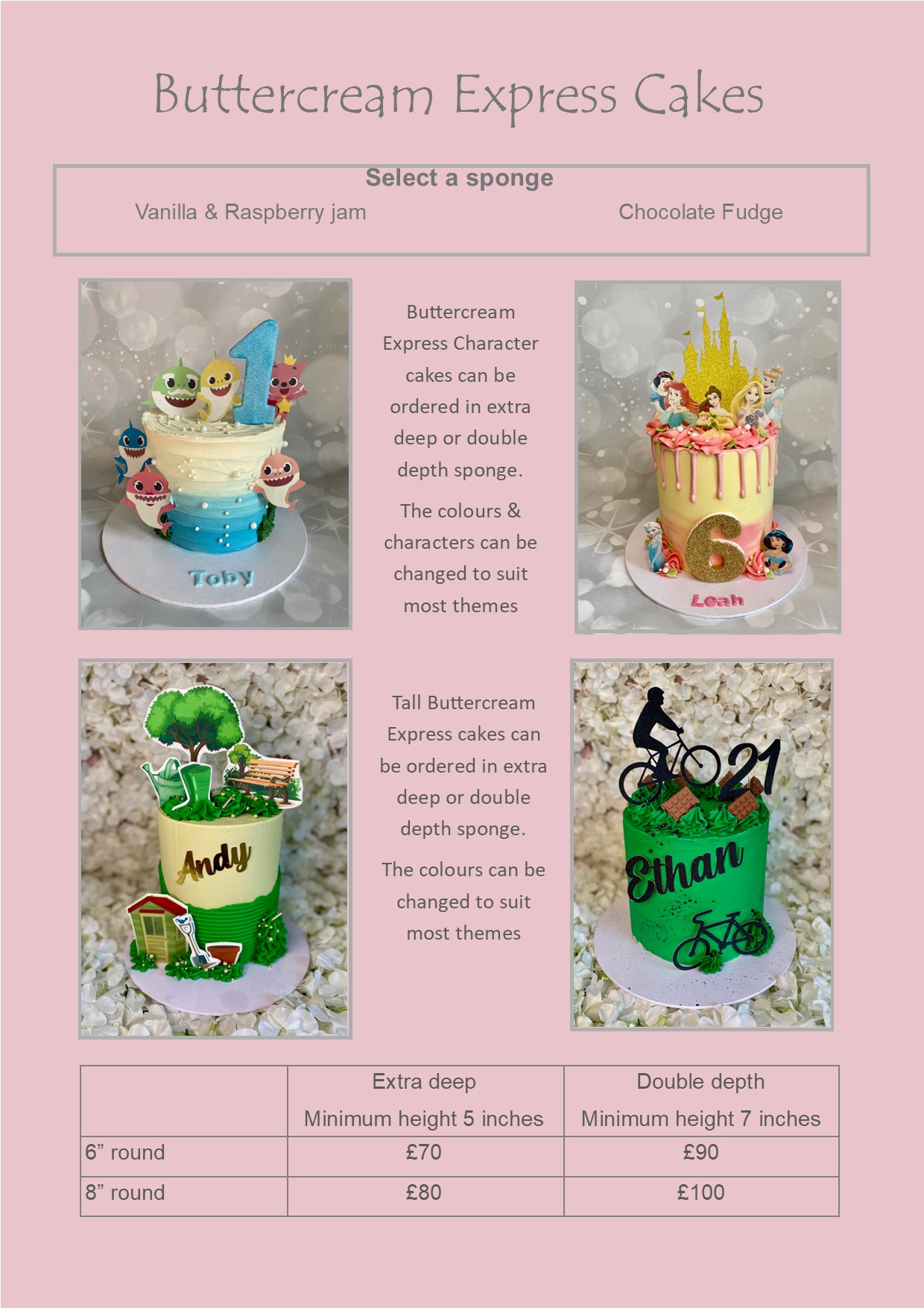 Express Cakes – Browns Cakes